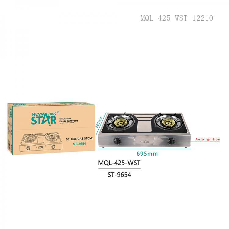 Winning Star ST-9654 Stainless Steel Gas Stove – Yammine Electronics