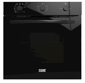 Xper Oven 60cm Full Electric Convection Glass Black – Yammine Electronics