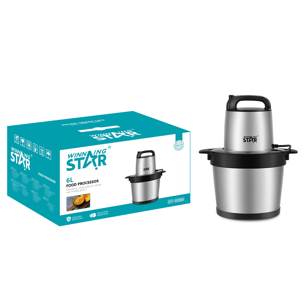 Winning Star ST-5566 Powerful 1000W 6L Food Processor – Yammine Electronics